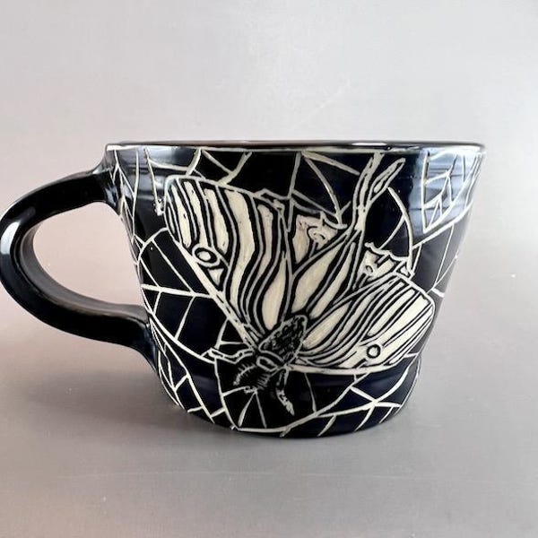 Sgraffito Mug - Etsy
