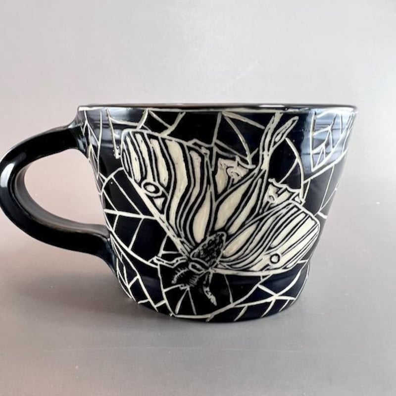 Sgraffito Mug - Etsy