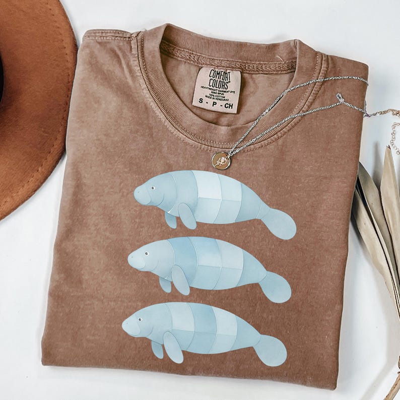 Manatee PNG: Maritime Sea Cow Art for Shirt (digital Download - Etsy