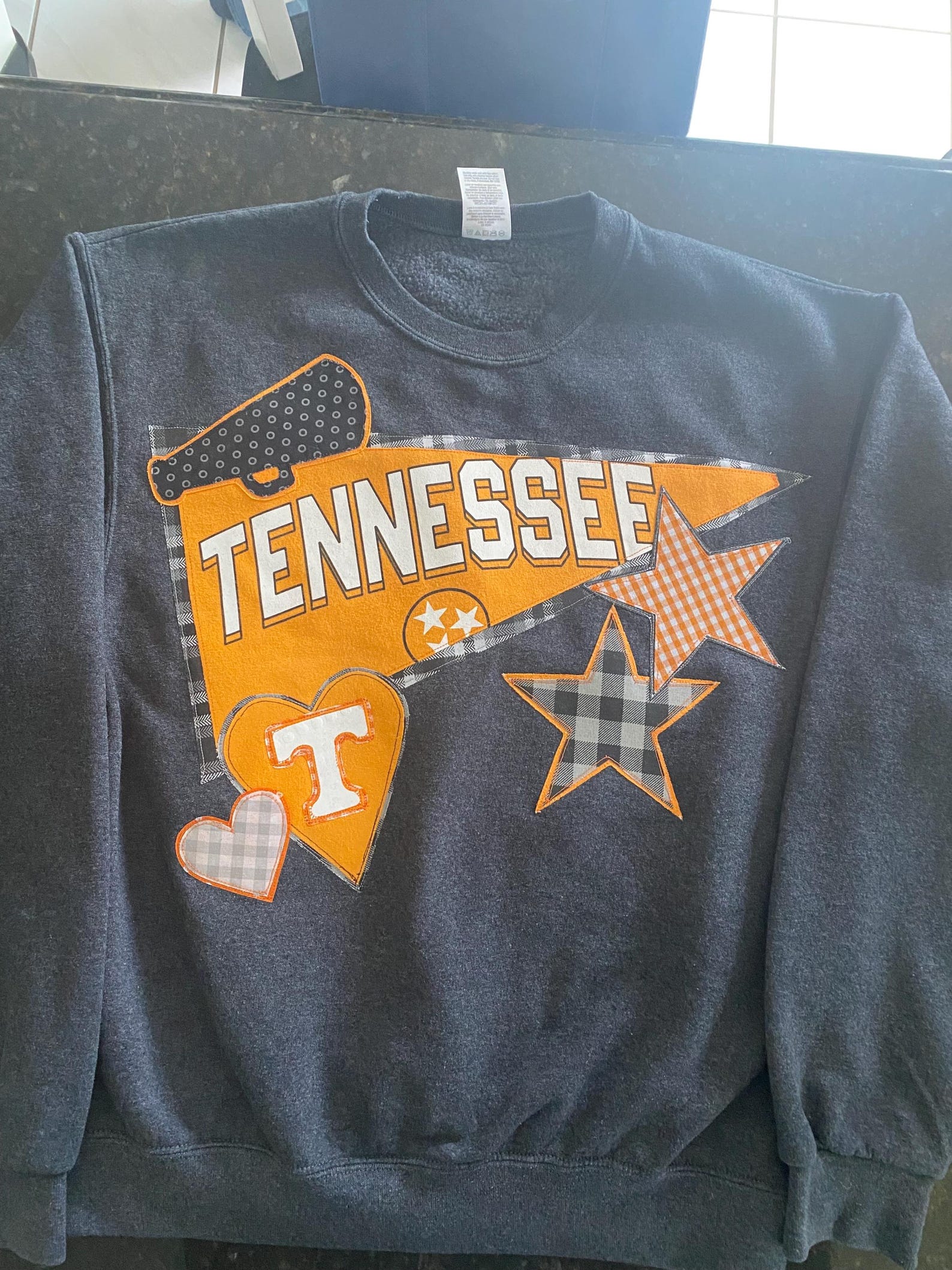 University of Tennessee Pennant Crew Neck - Etsy