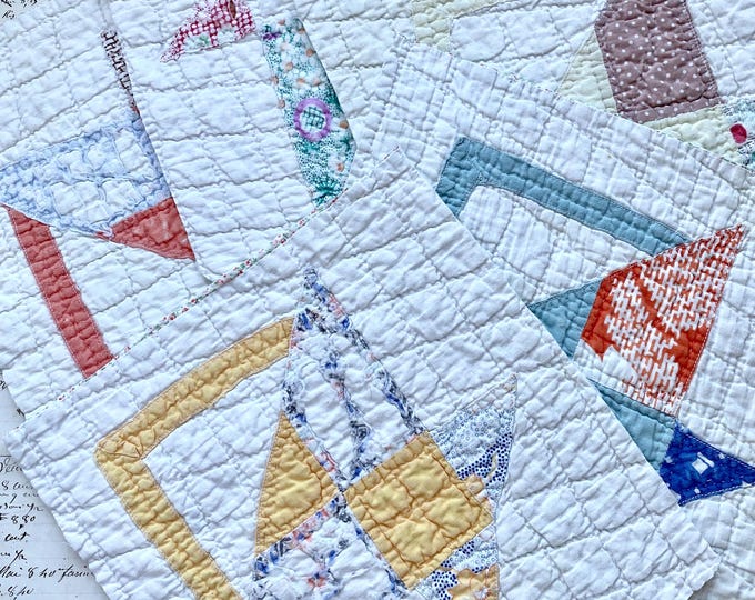Gently Tattered Quilt Square Bundle, Quilt Fabric, Floral Quilt, Scrap ...