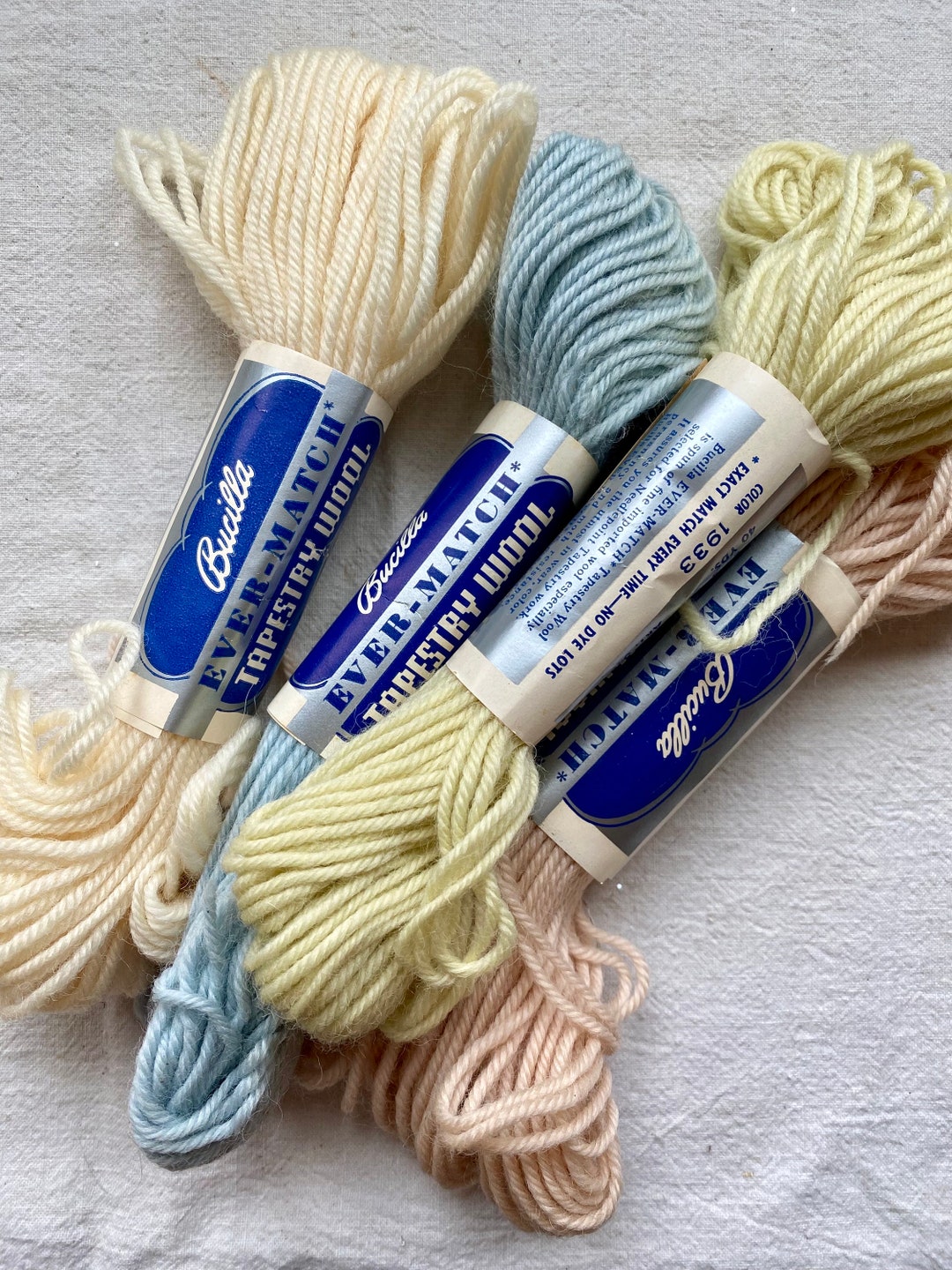Lovely Bundles of 100% Wool, Slow Stitch Bundle, Embroidery Yarn ...