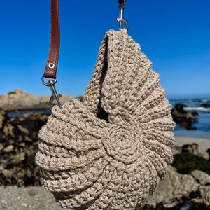 Crochet Nautilus Shell Bag - Etsy