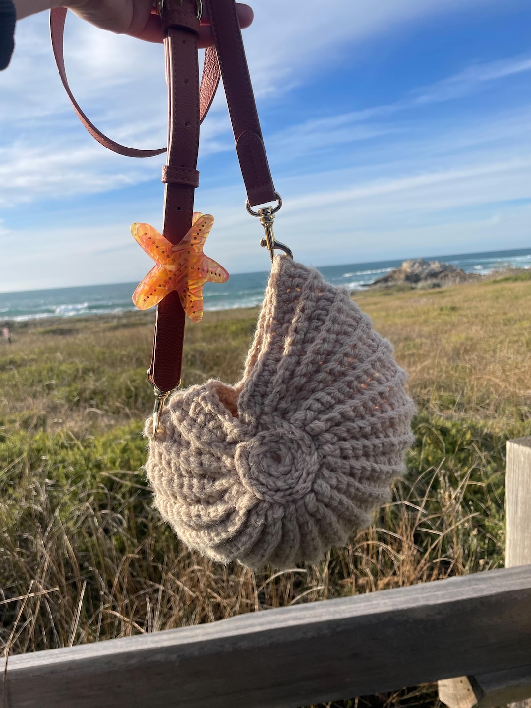 Crochet Nautilus Shell Bag - Etsy