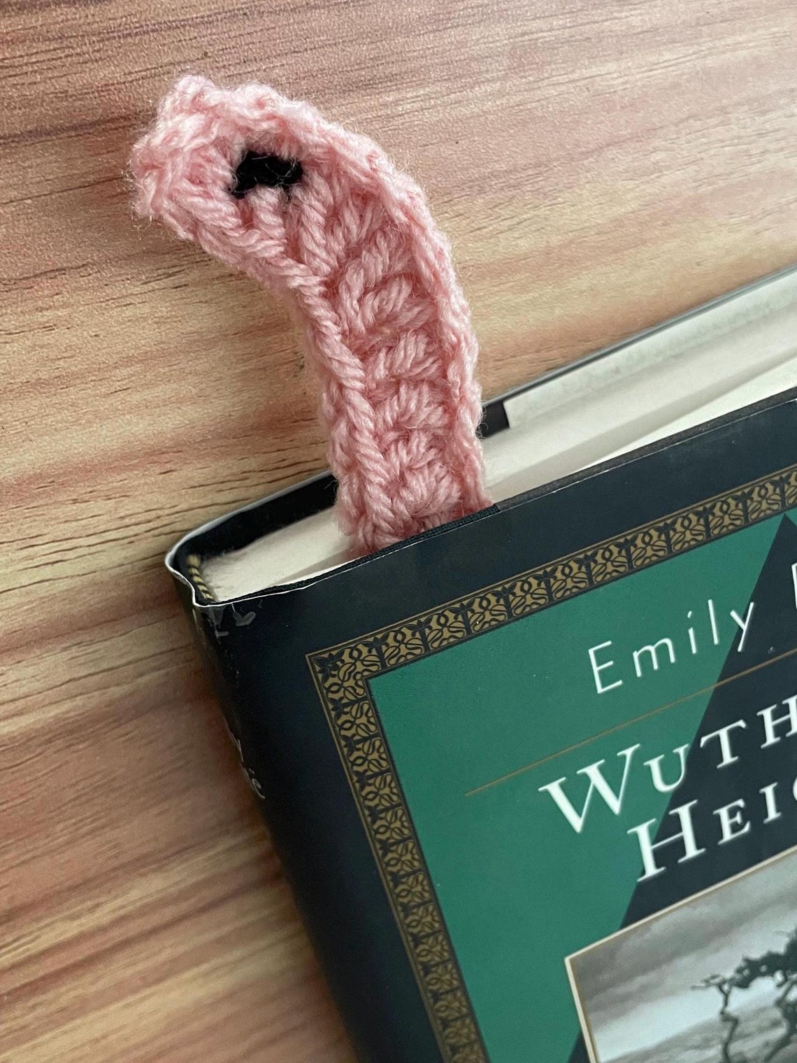 Crochet Bookworm Bookmark (made to Order) - Etsy