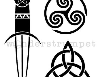 Pagan stencils | Etsy
