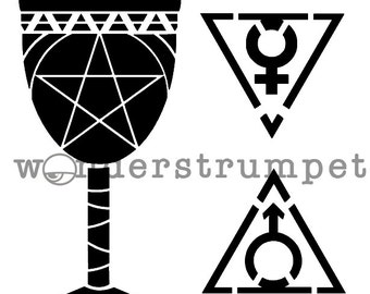 Pagan stencils | Etsy