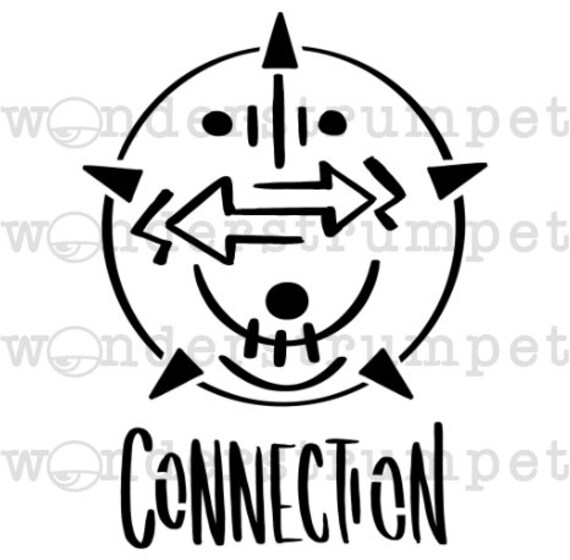 Witchy Sigil Stencil Series: Connection | Etsy