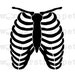 Full Rib Cage Stencil Set - Etsy