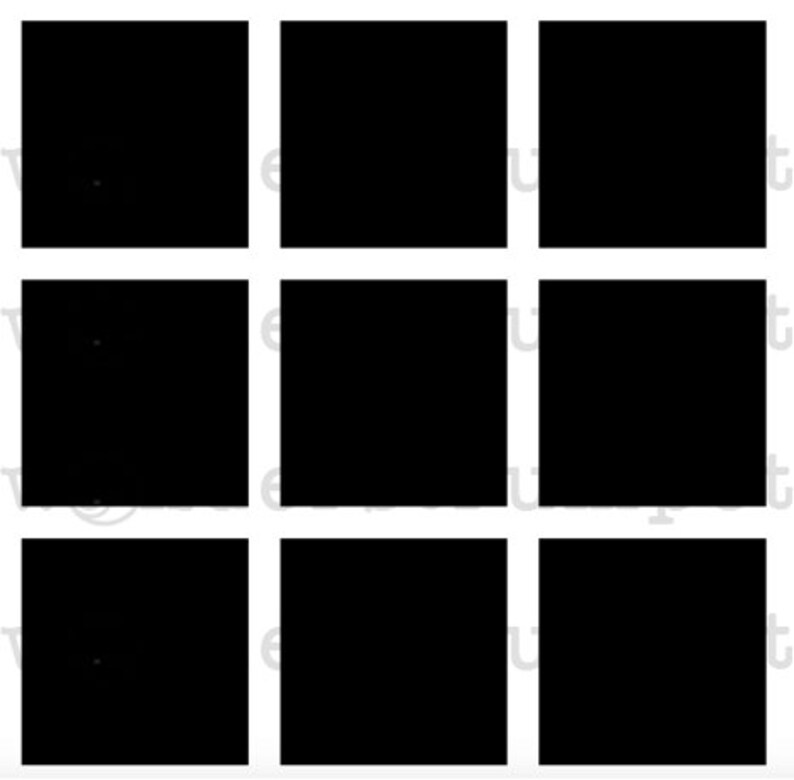 Big Simple Square Grid Stencil - Etsy