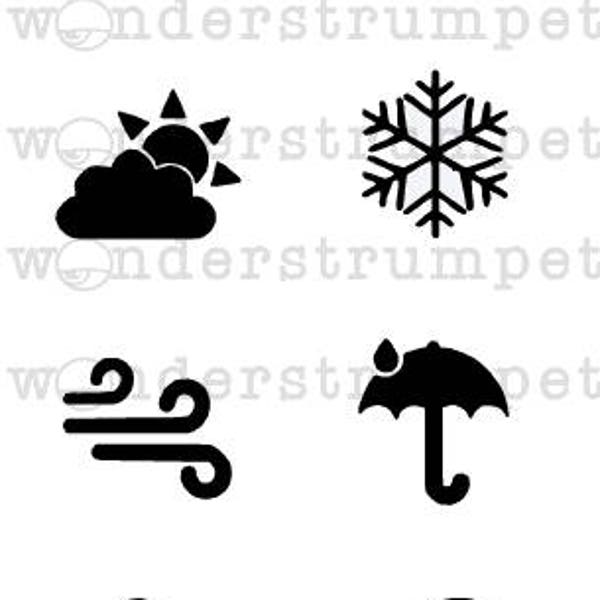 Weather Stencil - Etsy