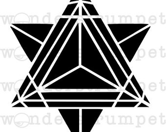 Hendecagram Sacred Geometry Stencil | Etsy