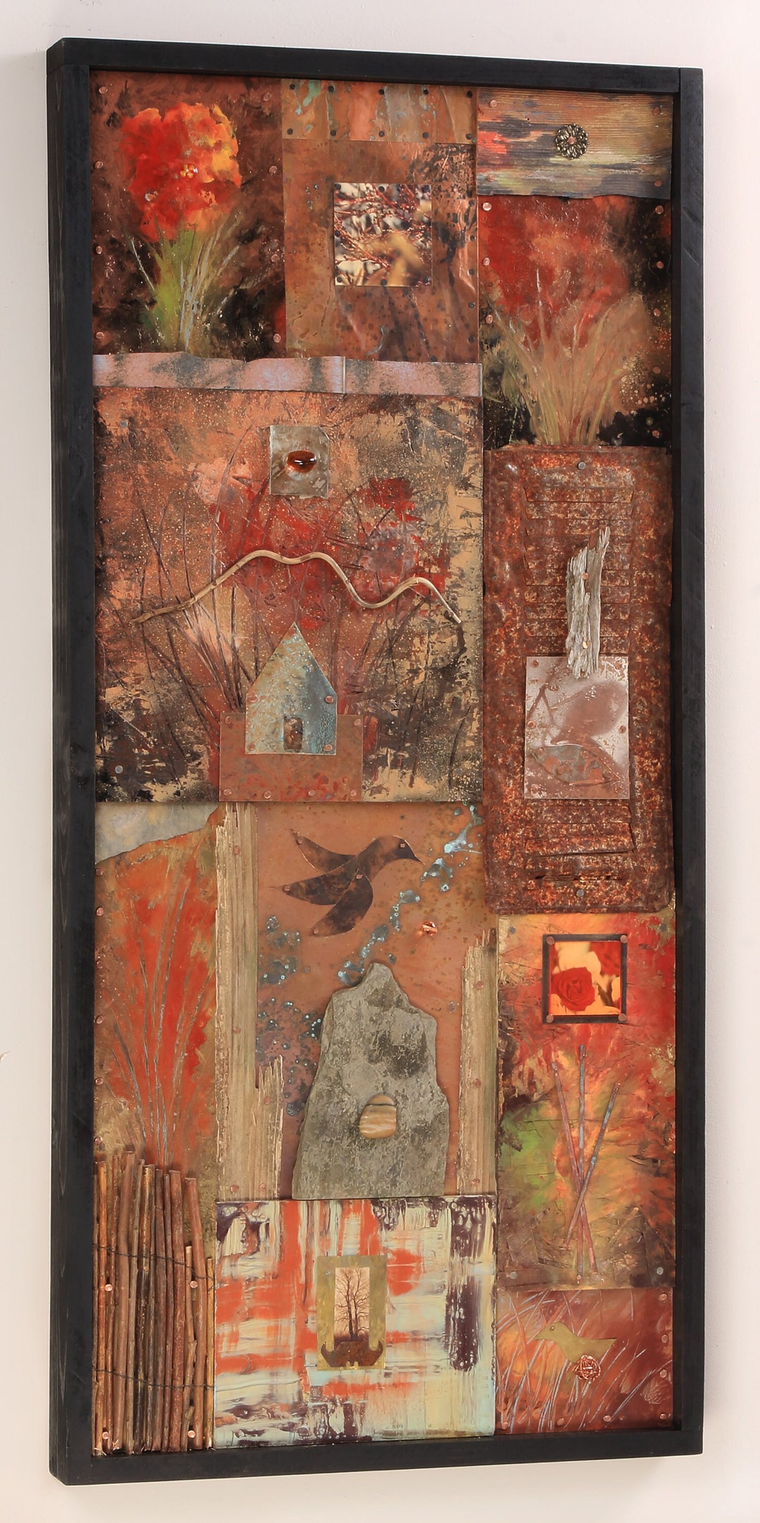 Neighborhood #2 , Mixed Media Mural - Etsy