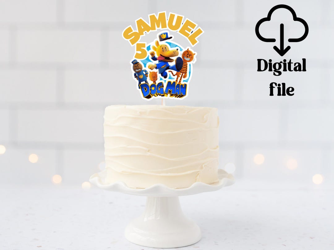 Custom Dogman Cake Topper, Dogman Comic Book Fans, Dogman Birthday ...