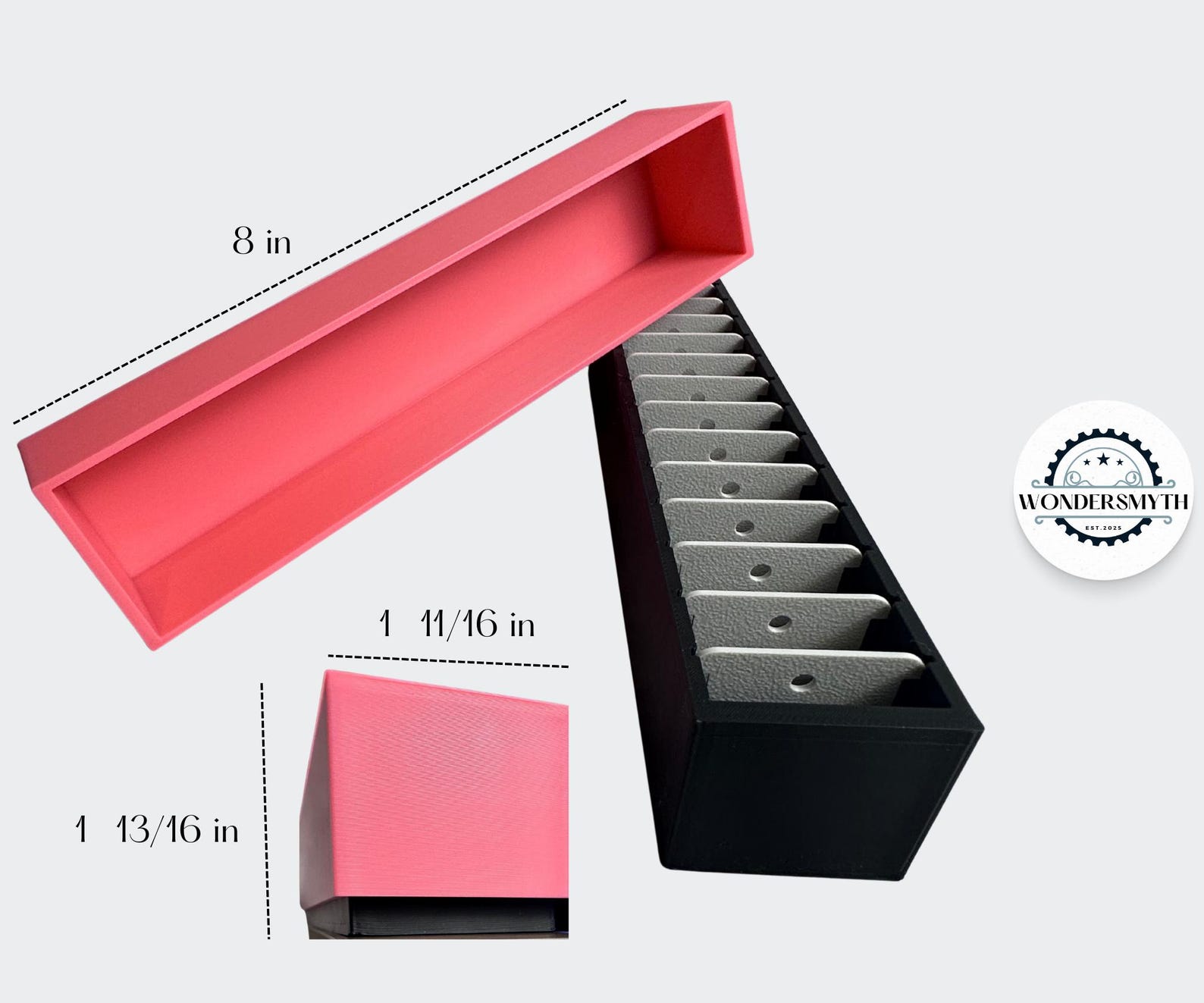 Thread Bobbins Organizer, 3d Printed Organizer, Floss Thread Box, Flat ...