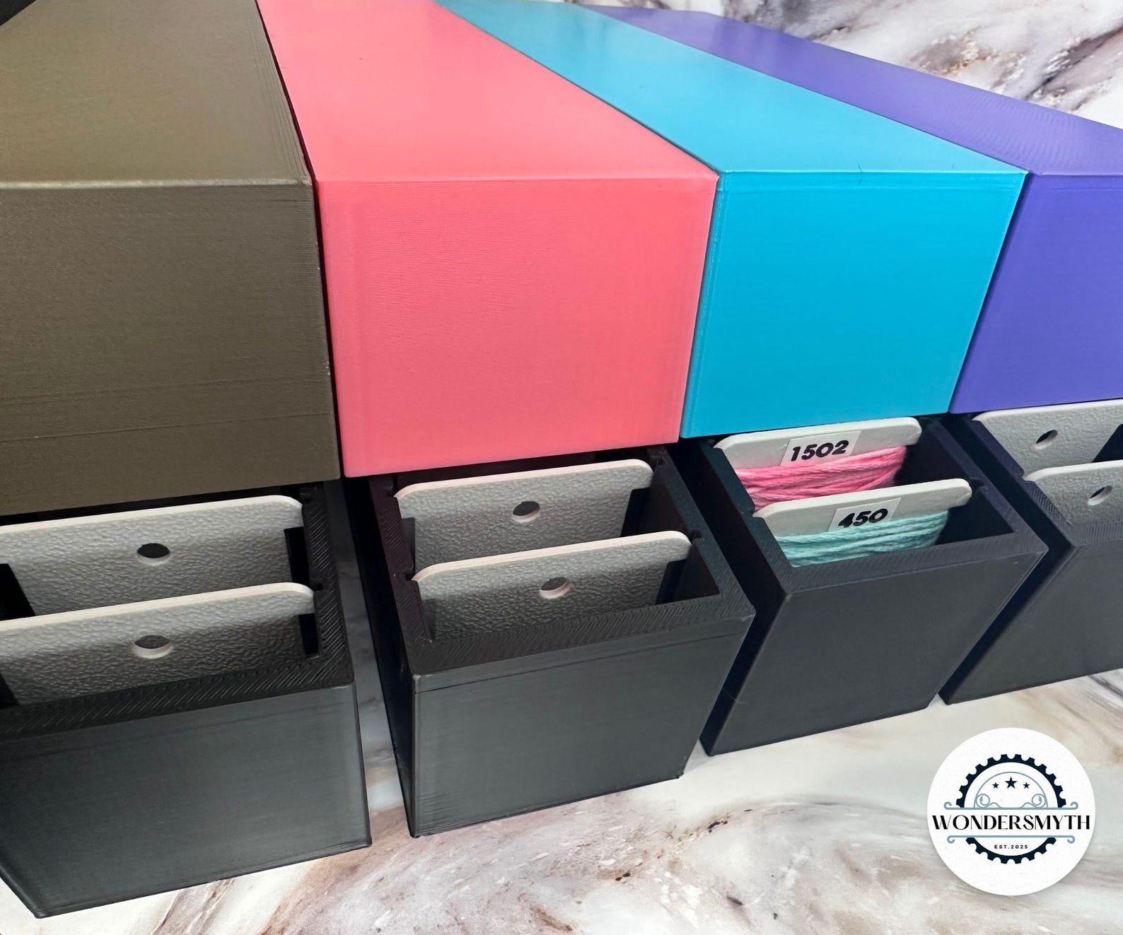 Thread Bobbins Organizer, 3d Printed Organizer, Floss Thread Box, Flat ...