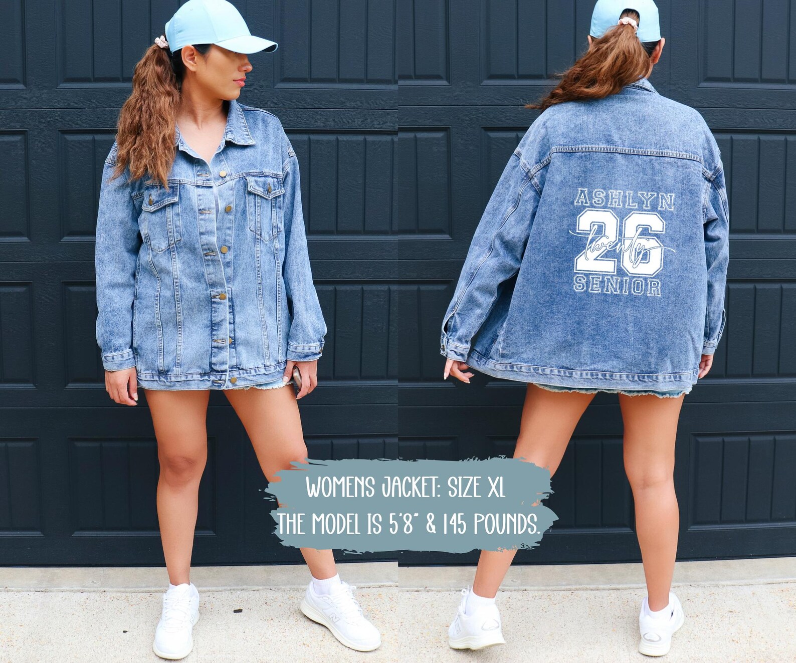 Custom Senior Denim Jacket: Class of 2026 Personalized Grad Gift - Etsy