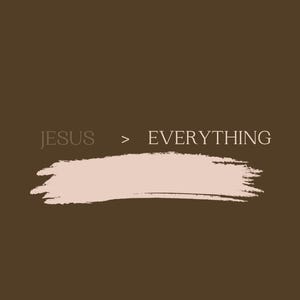 Jesus Over Everything Wallpaper - Etsy