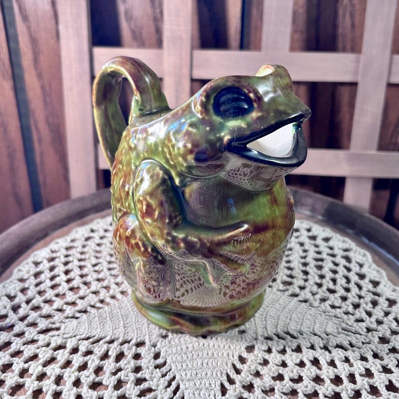 Frog Pitcher - Etsy