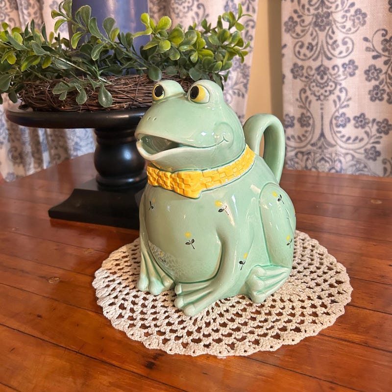 Frog Pitcher - Etsy