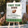 Football Party Food Printable Sign First Year Down Birthday Decor ...