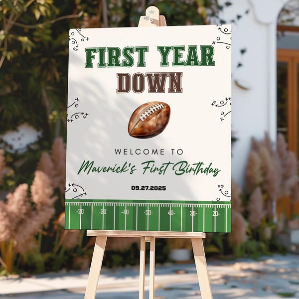 1st Birthday Poster - Etsy