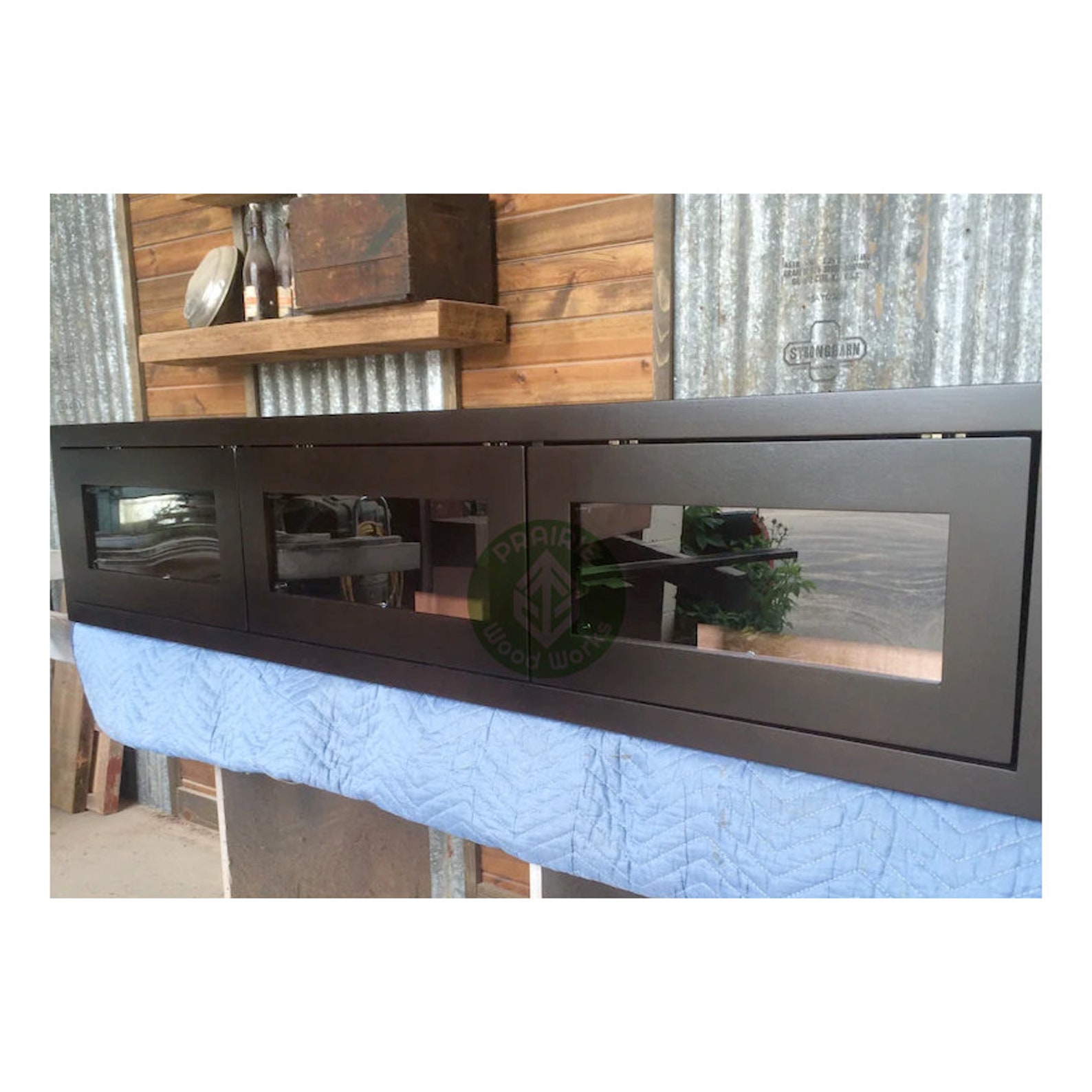 Custom-floating Console, Floating TV Stand - Floating Console-overlay ...