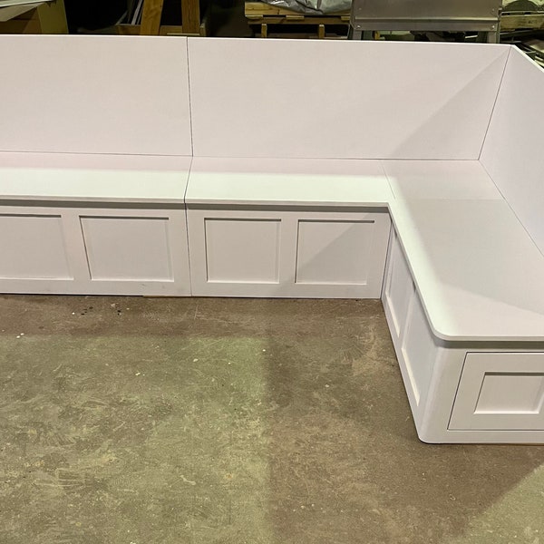 Corner Storage Bench - Etsy