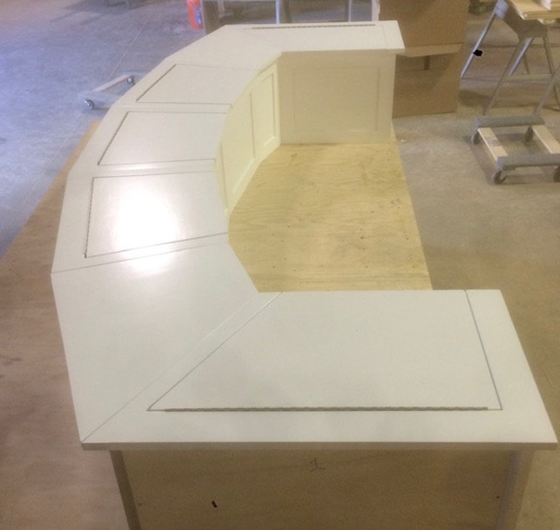 Custom Segmented Banquette Bench: Curved Kitchen Seating With Storage ...
