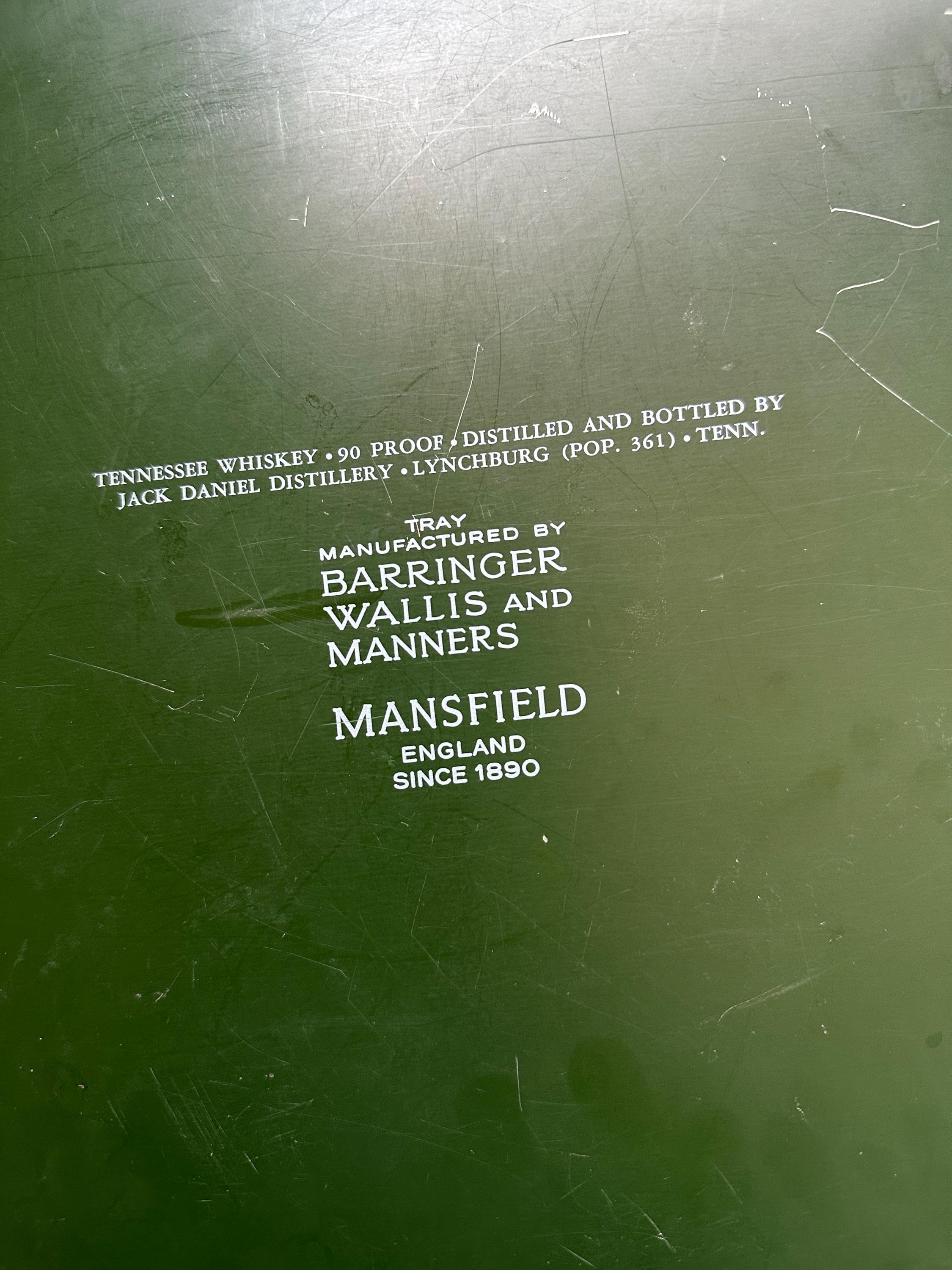 Vintage Jack Daniel’s Serving Beer Tray by Barringer, Wallis and ...