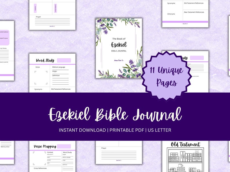 Bible Journaling Printable Devotion | Book of Ezekiel | Catholic Bible ...