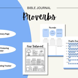 Proverbs Digital Bible Journal | Bible Study | Chapter Summary | Verse ...