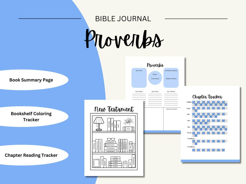 Proverbs Digital Bible Journal | Bible Study | Chapter Summary | Verse ...