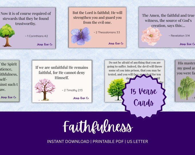 Encouraging Bible Verse Cards, Scripture Gift, Biblical, Encouragement ...