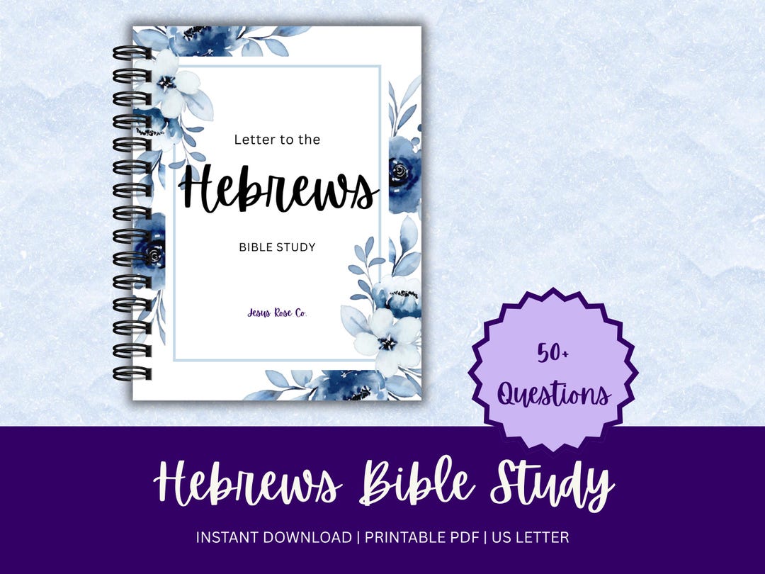 Hebrews Catholic Bible Study Printable | 52 Reflection Questions | In ...