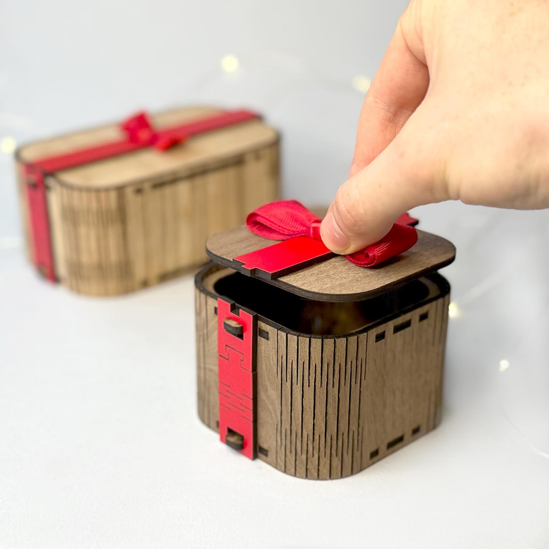Laser Cut Gift Box Template: DIY Wedding Favor (digital Download) - Etsy