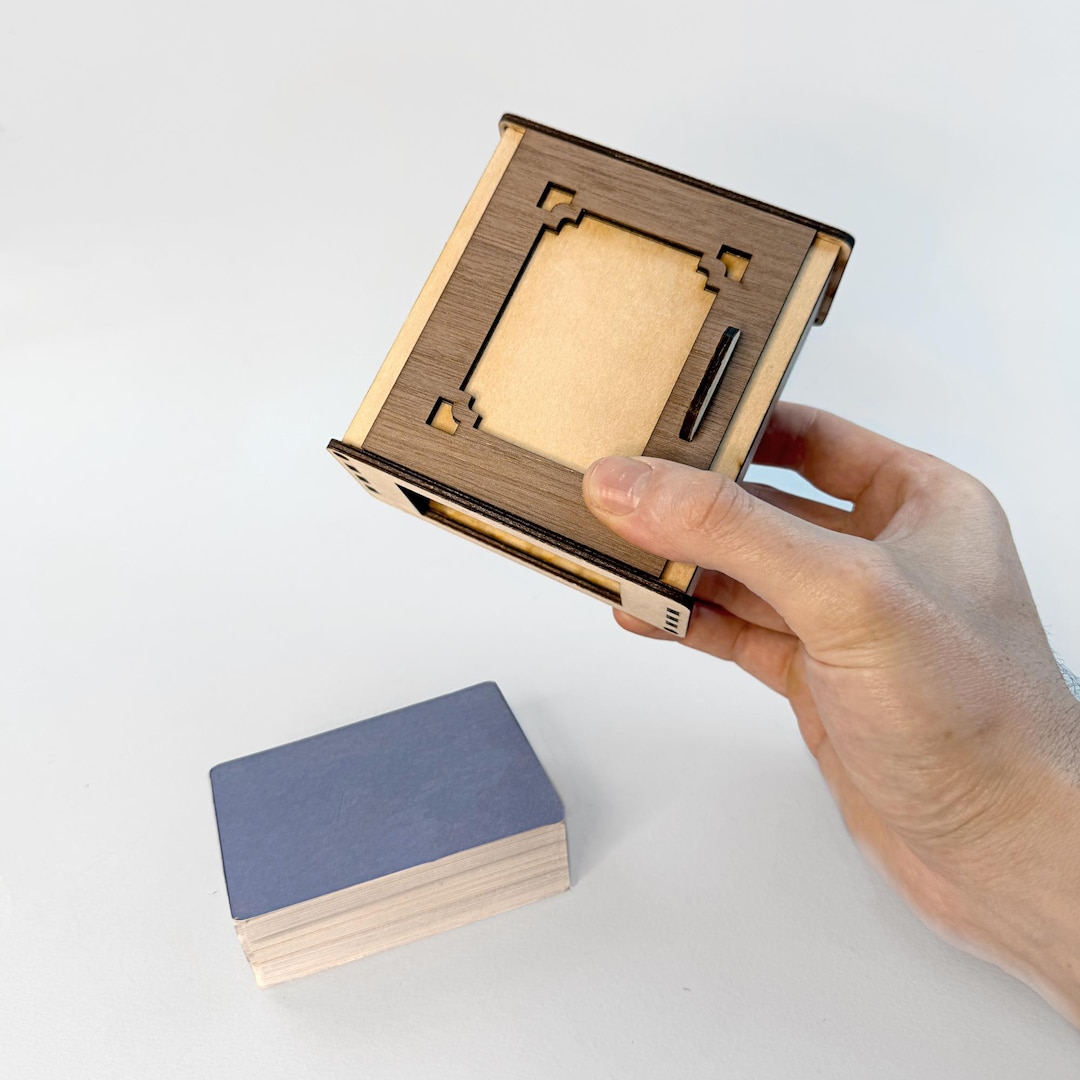 Magic Empty Box: Laser Cut Playing Card Storage (3mm & 1/8 Inch ...