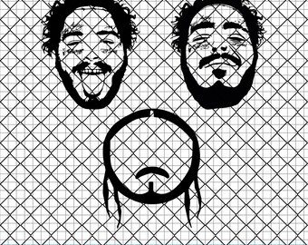Post Malone SVG Png Dxf Eps Vector File, Post Malone Svg,post Malone ...