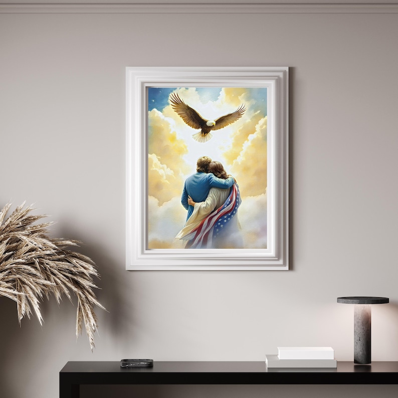 Jesus and Trump, Christian Wall Art, Jesus Art, LDS Prints, Bible Art ...