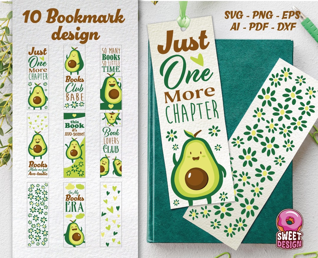 Bookmark Svg Bundle Bookmark Template Svg Printable Bookmark PNG Books ...
