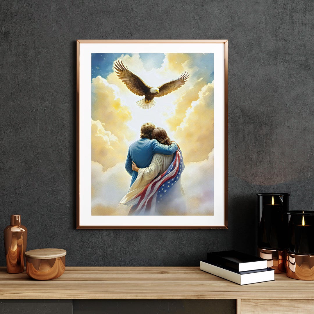 Jesus and Trump, Christian Wall Art, Jesus Art, LDS Prints, Bible Art ...