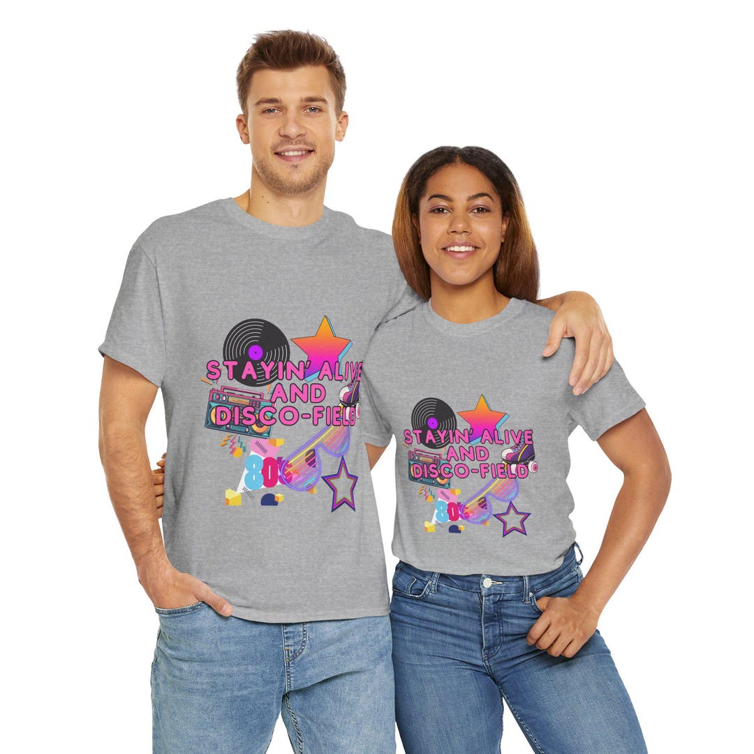 Disco Party Tee, 70s 80s Music Shirt, Dance Floor Fashion, Unisex ...