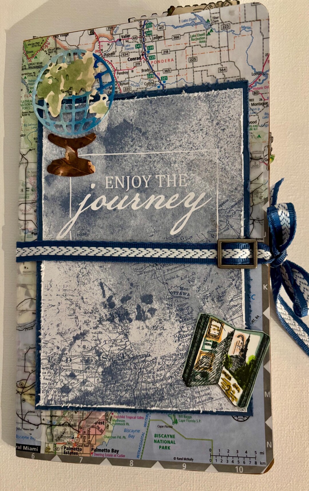 Handmade Travel Journal - Vintage Design With Pockets, Journaling Pages ...