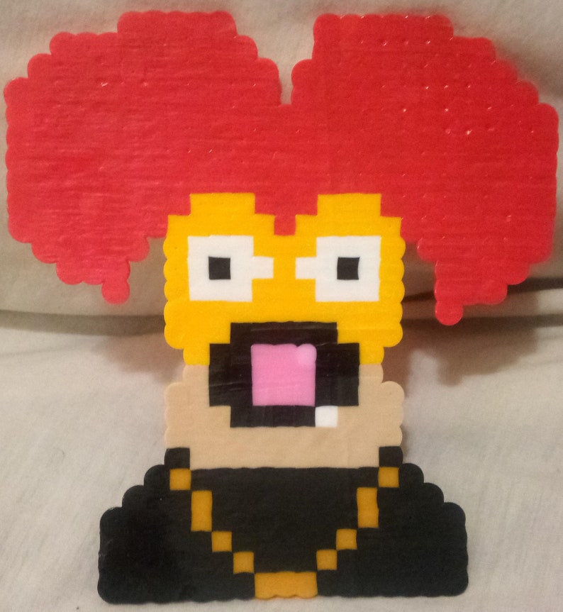 2-pepe the King Prawn Perler Beads A3- - Etsy