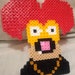 Pepe the King Prawn Perler Beads A2 - Etsy