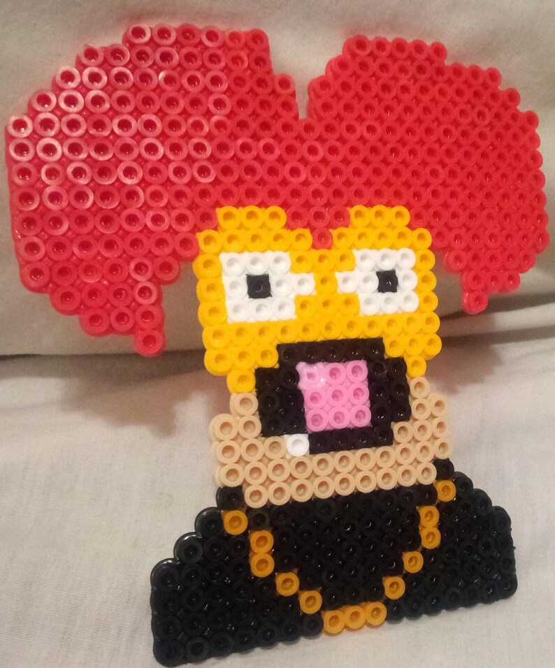 Pepe the King Prawn Perler Beads A2 - Etsy