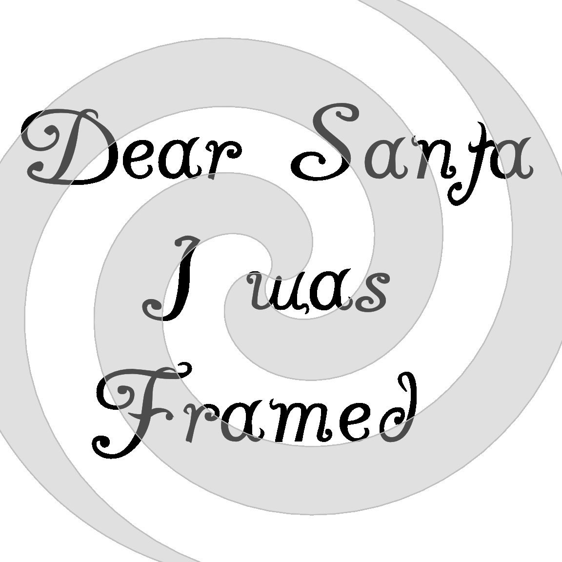 5 Dear Santa Font 2smp-Digital ClipArt-Art Clip-Gift Tag-T | Etsy
