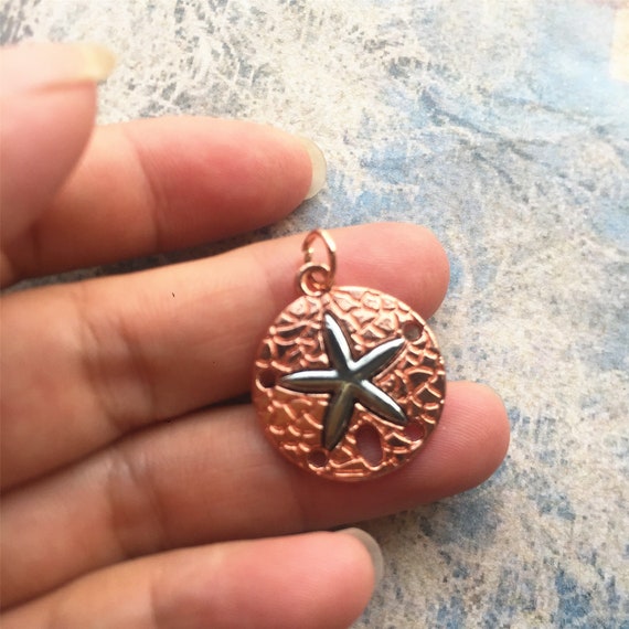 NEW come 22pcs 20mm rose pinksilver starfish round starfish | Etsy