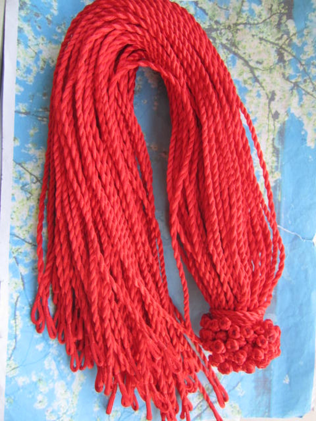 15pcs 3mm 18 Inch Red Twist Silk Necklace Cords With Ball and Knot - Etsy