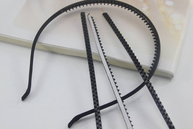 50pcs 18cmx5mm Black Soft Rubber Teeth Strip for 5mm Metal - Etsy